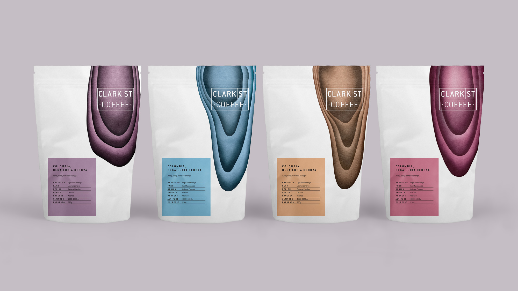 Clark-St-Coffee-Packaging-All-v3 | Equilibrium Design